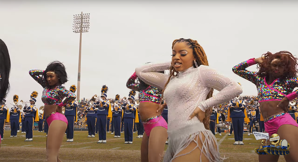 Chlöe Bailey Joins N.C. A&T Golden Delight Dancers For Lit Performance