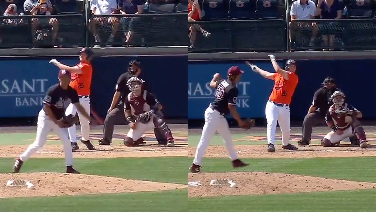 260lb SEC Slugger Hits Home Runs Off BOTH Foul Poles In Same Game | OutKick