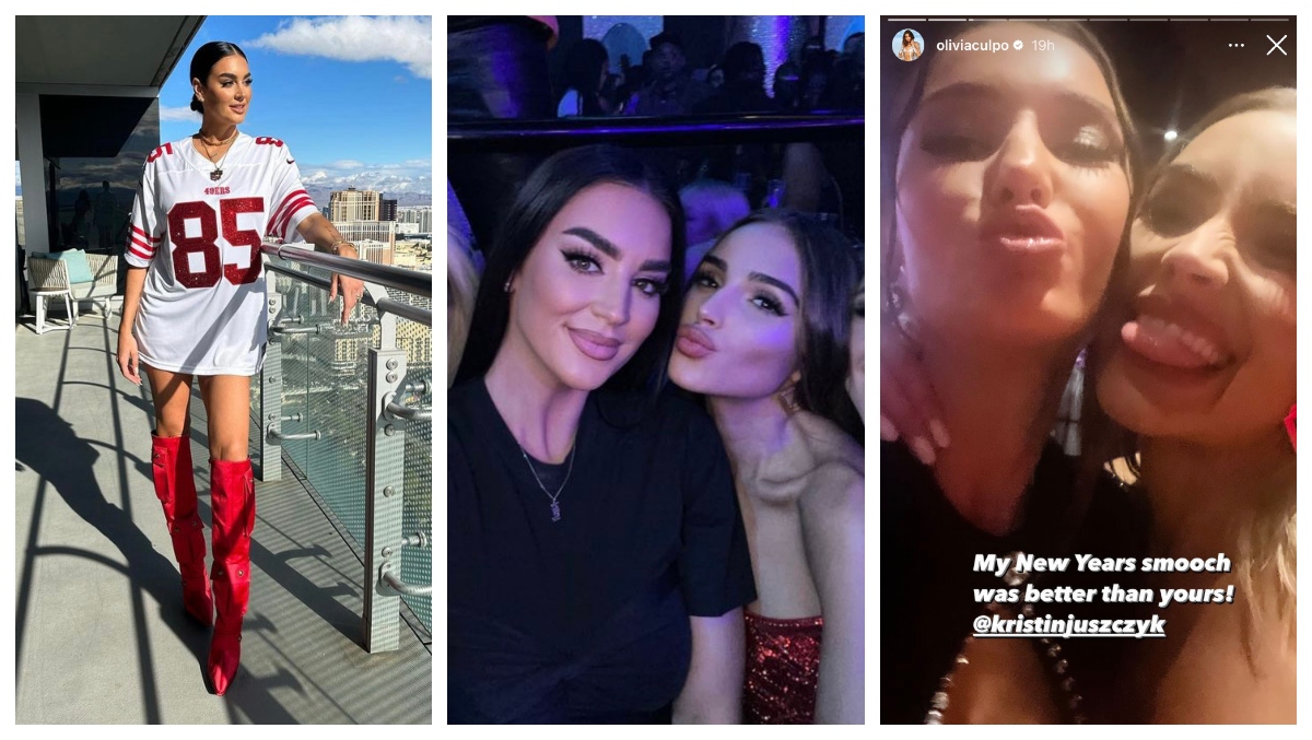 Olivia Culpo Starts 2023 By Partying With Other 49ers WAGs In Vegas ...
