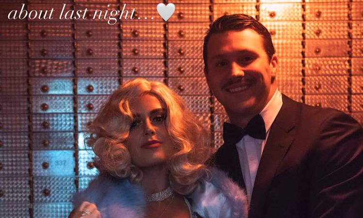Josh Allen & Girlfriend Brittany Williams Throw Halloween Party For ...