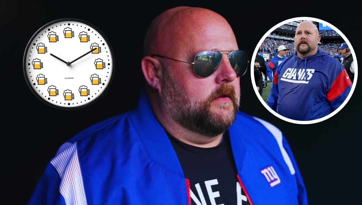 ALPHA: Giants Coach Brian Daboll Drinks Beer Before Noon At NFL Owners ...