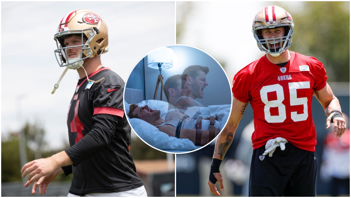 Sam Darnold Talks Creepy Experience In George Kittle's Poolhouse | OutKick