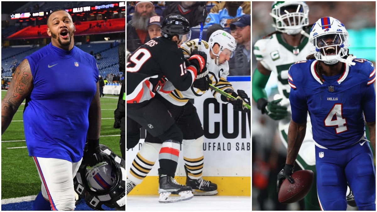 Bills Dion Dawkins, James Cook Learn Rule No. 1 About Sitting Behind ...