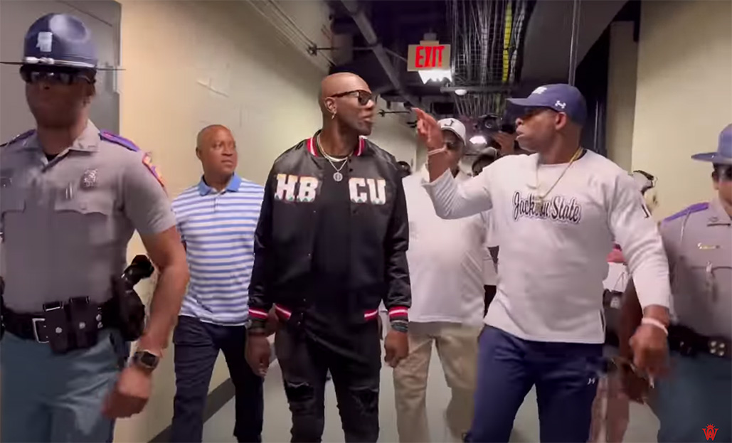 Deion Sanders Hangs With Terrell Owens Before Alabama St. Controversy ...