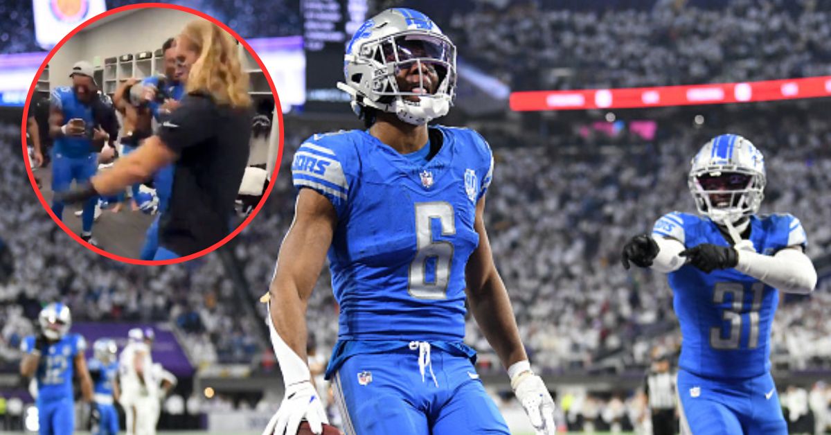 Lions Players Go Crazy In Locker Room After Christmas Eve Miracle ...
