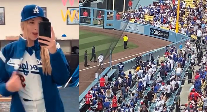 Dodgers Ball Girl Marissa Rohan Is Officially A Star After Tackling Fan ...