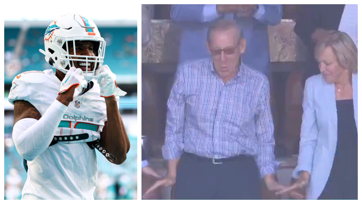 Dolphins Owner Stephen Ross Busts Out 'Waddle Celly' Following Long ...