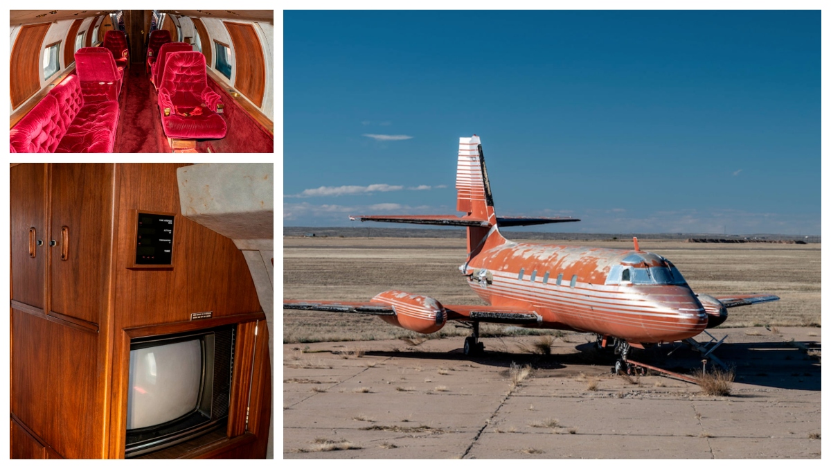 Elvis Presley's 1970s Plane Is Up For Auction And It Looks Exactly Like ...