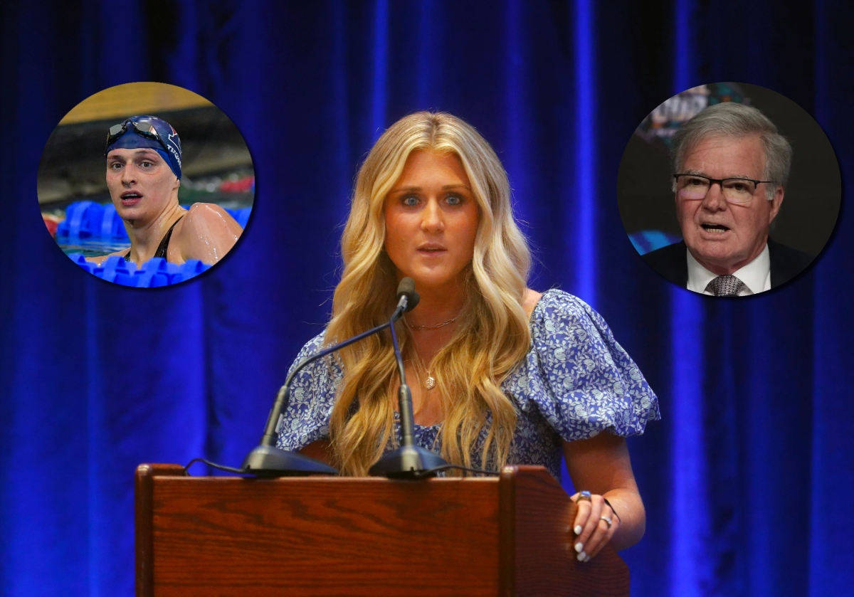 Riley Gaines' Run-In With Mark Emmert After Lia Thomas Debacle | OutKick