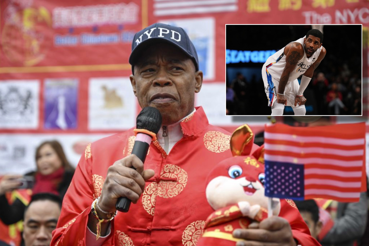 NYC Mayor Eric Adams Takes Two Parting Shots At Kyrie Irving | OutKick