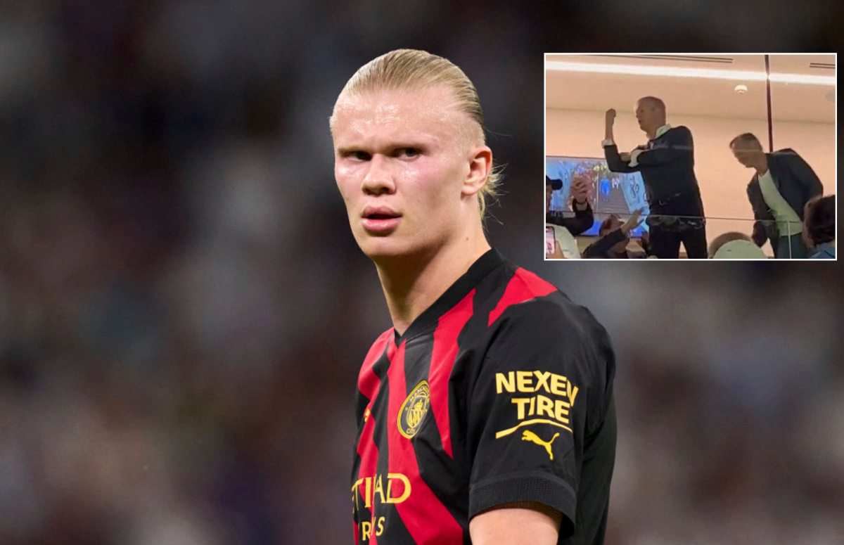 Erling Haaland's Dad Taunts Real Madrid Fans, Is Removed From Match ...