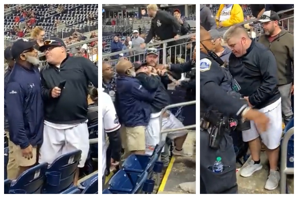 Fan Punches Usher At Nationals Game, Promptly Gets Put In A Headlock ...