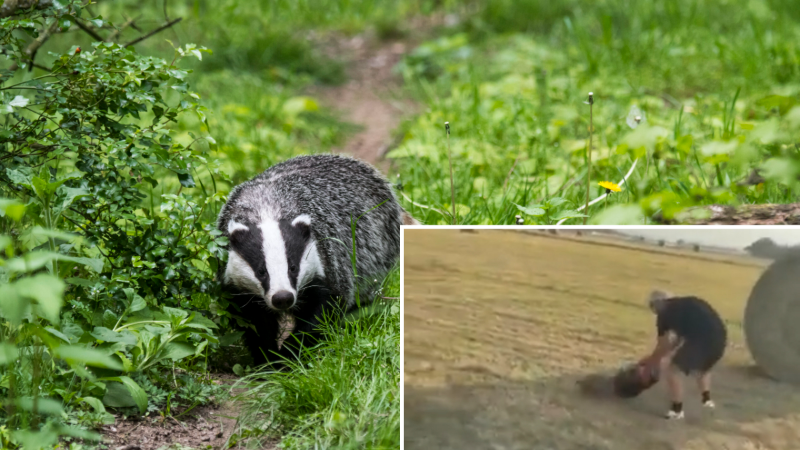 Farmer Vs. Animal: Watch Epic Video Of Badger Fight - OutKick