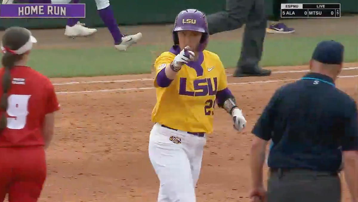 LSU Softball Player Wrongly Criticized For Berating Ump Asks For Grace ...