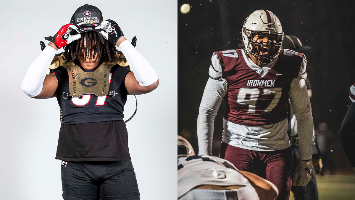 Georgia's New 4* DL Commit Goes Viral With Crazy Hops For 6'6, 315lbs ...