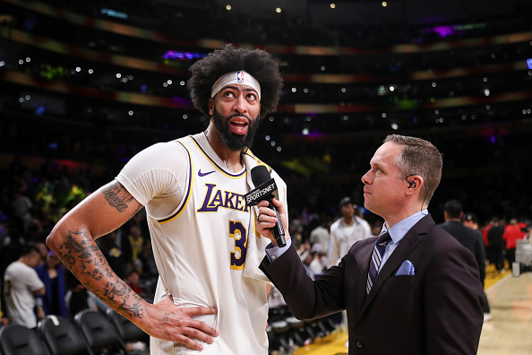 Lakers' Anthony Davis Shoves Grizzlies Player, Sparking Bench-Clearing ...