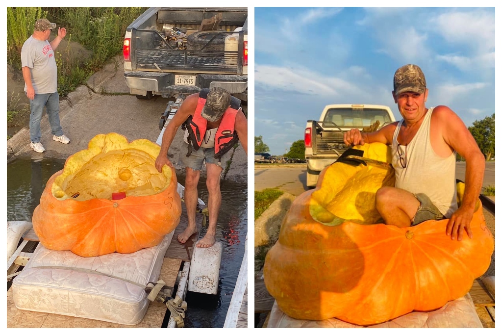 Nebraska Man Paddles Down River In 846-Pound Pumpkin, Sets Record | OutKick