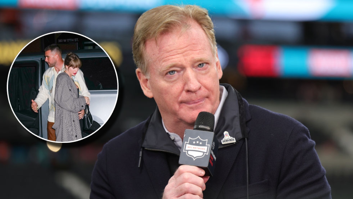Roger Goodell Is Pretty Pumped About Taylor Swift And Travis Kelc