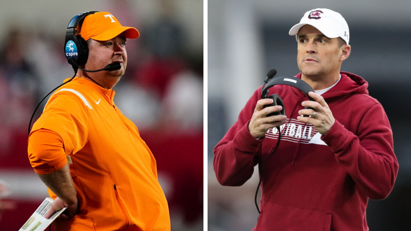 Tennessee's Josh Heupel And South Carolina's Shane Beamer Share FWAA ...