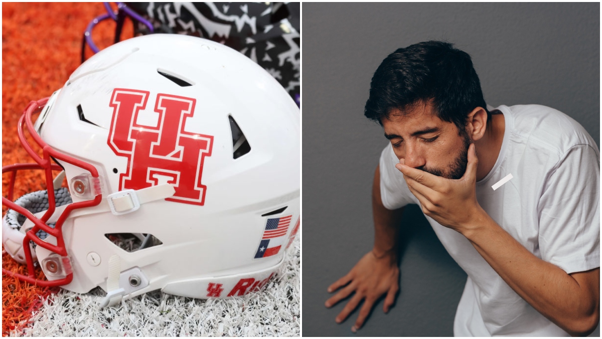 Houston Player Projectile Vomits, Continues Playing Like A Champ | OutKick