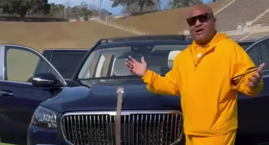 Dripped-Out Hue Jackson Poses With Maybach, Chirps Deion Sanders | OutKick