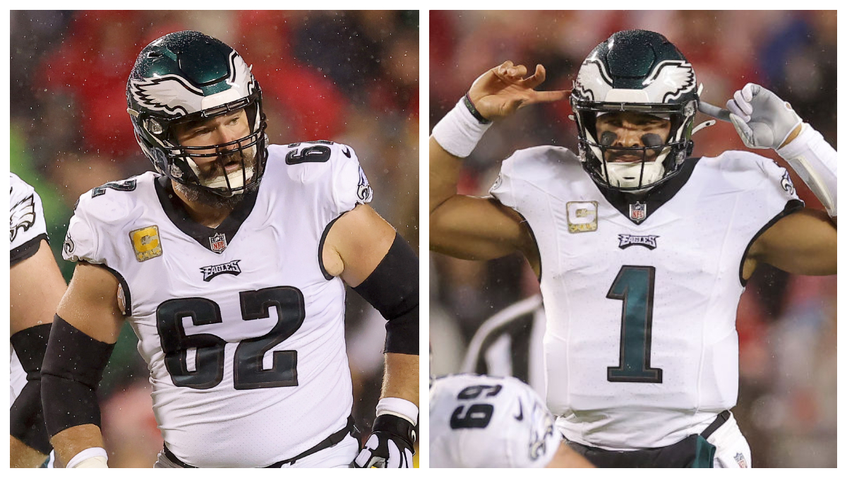 Did Eagles Center Jason Kelce Pretend To Yell At Jalen Hurts To Fool ...