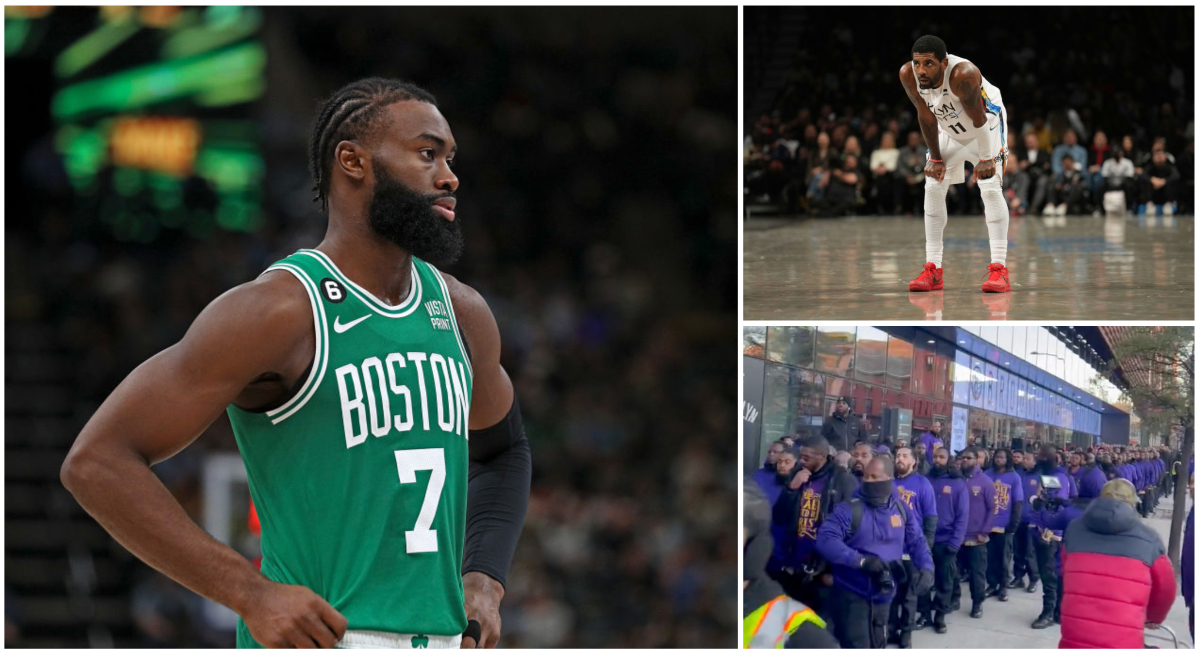 Jaylen Brown Doesn't Support Kyrie Irving Protestors Despite Tweet ...