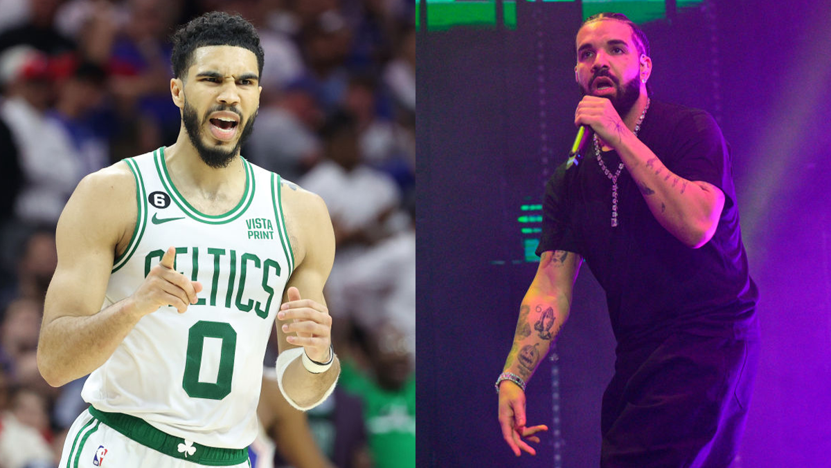 Jayson Tatum Fan Falls Down Stairs During Viral Drake Concert Freak Out ...