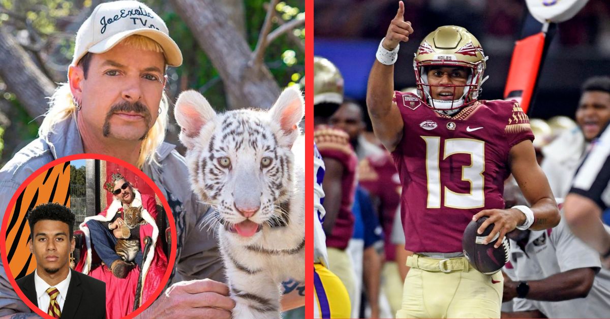 Florida State's Jordan Travis New 'Tiger King'? Joe Exotic Furious ...
