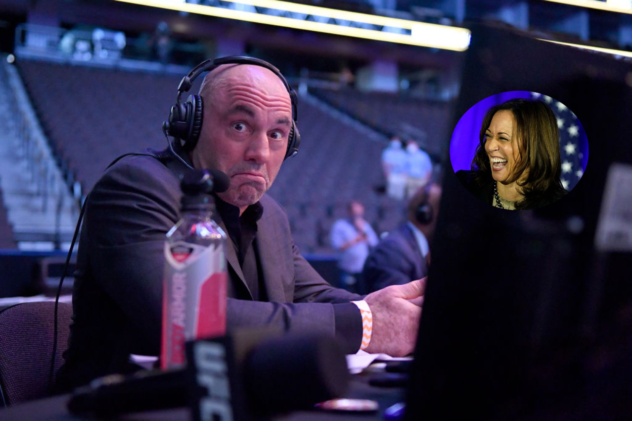 Joe Rogan Mocks Kamala Harris With Poster For Upcoming Show | OutKick