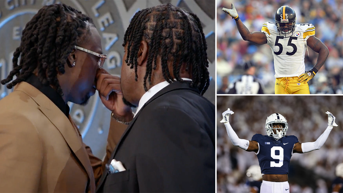 Joey Porter Gives Son Emotional Pump-Up Speech Amid NFL Draft Slide ...