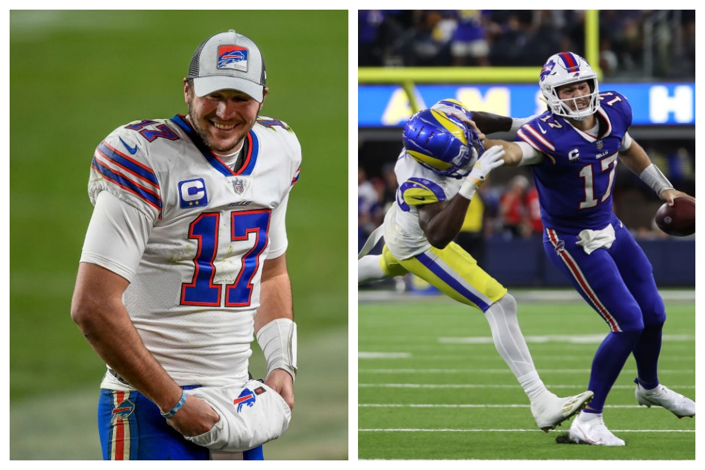 Josh Allen Couldn't Stop Laughing As He Was Bullying Rams | OutKick