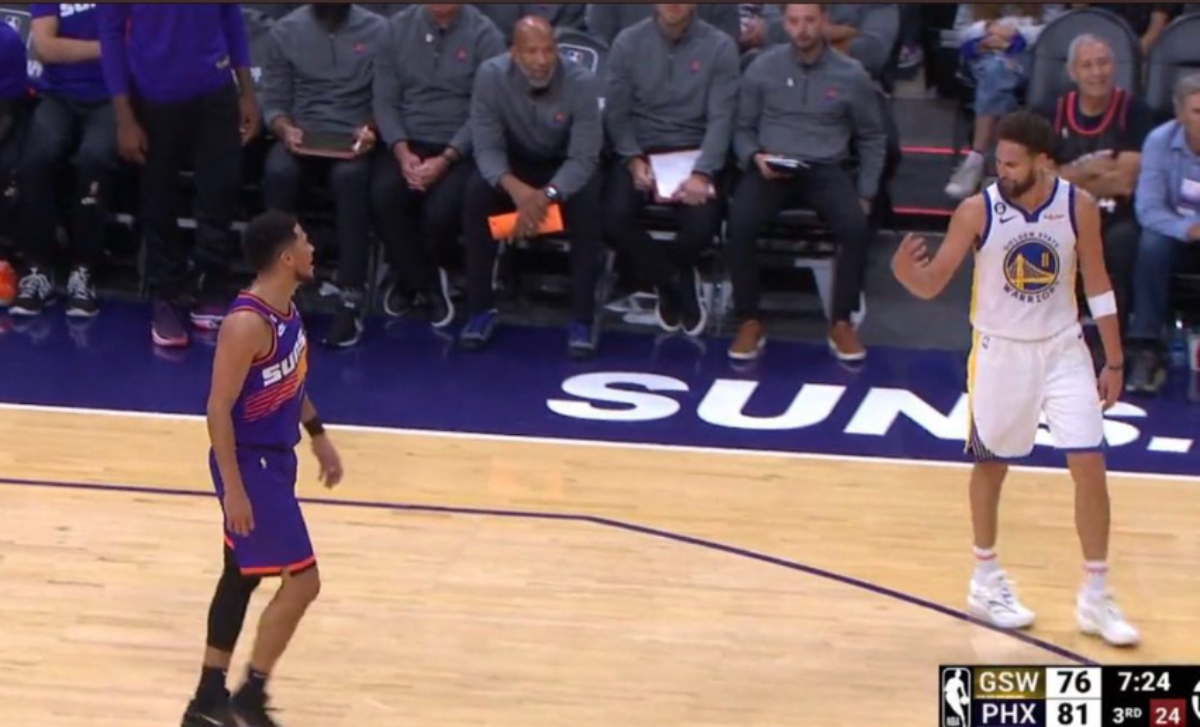 Video: Klay Thompson Ejected After Telling Devin Booker 'I Got Four Rings' | OutKick
