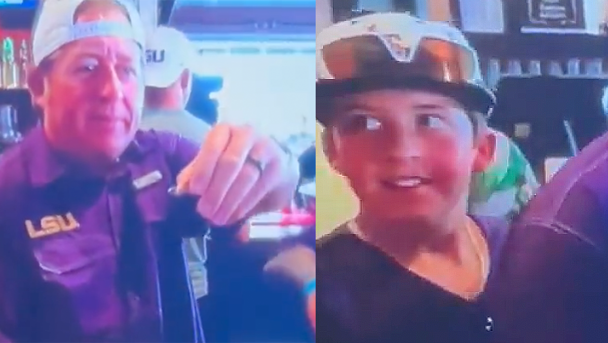 Young LSU Fan Looks Ready To Take Jell-O Shot Until ESPN Blows Cover ...