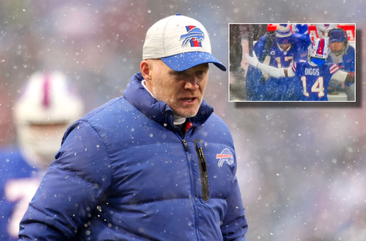 Sean McDermott Reacts To Stefon Diggs' Sideline Tantrum | OutKick