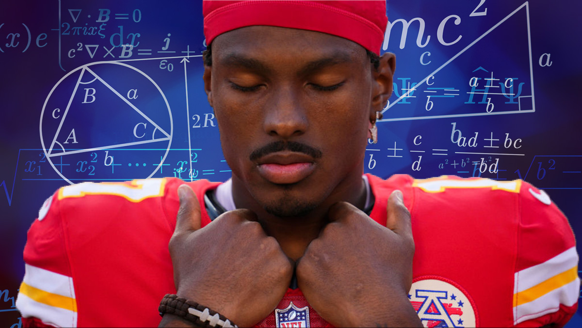 NFLers Debating Viral Math Problem Ends Poorly For Mecole Hardman | OutKick