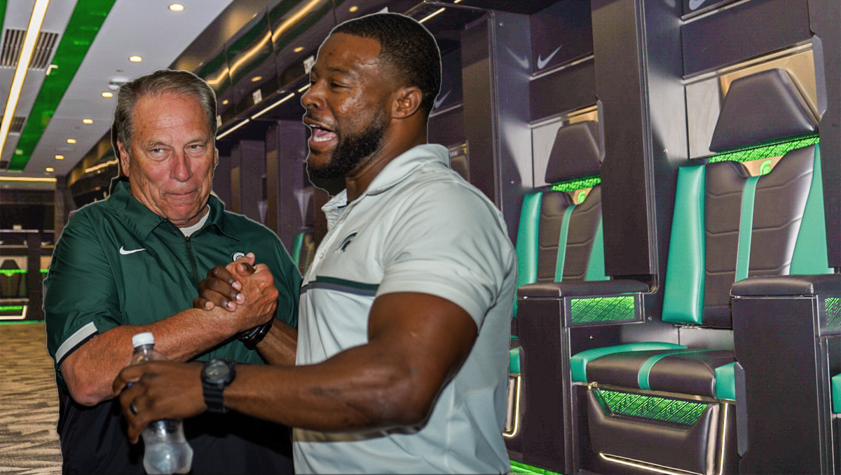 Michigan State Players Go WILD Over Oddly-Named Locker Room