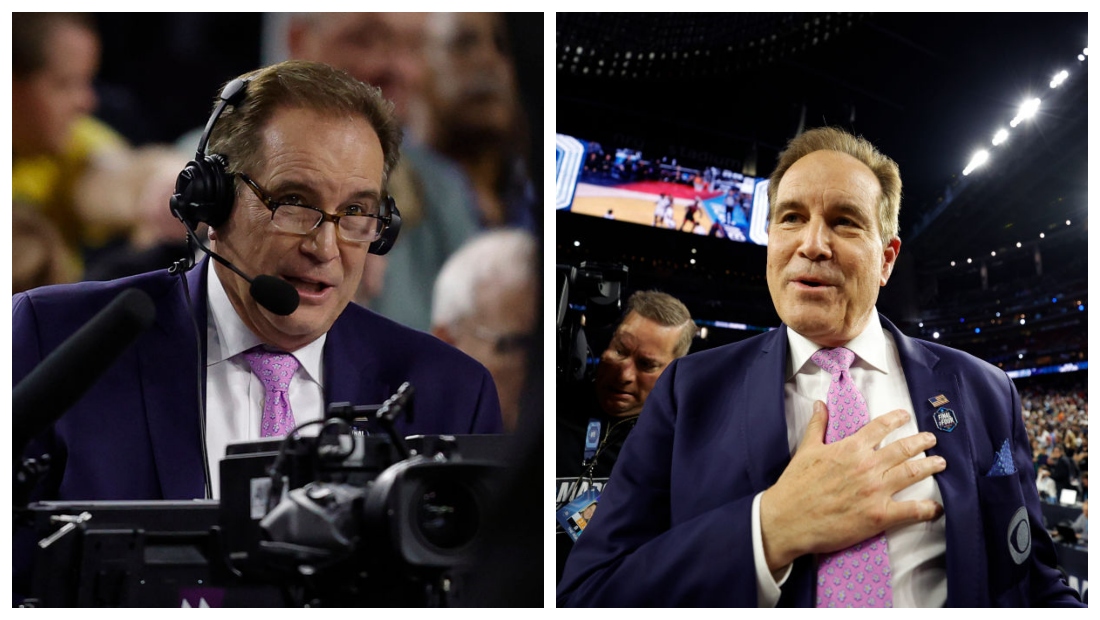 Jim Nantz Says Simple, Classy Goodbye After Announcing Last National ...