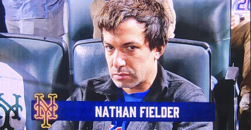 Nathan Fielder Looked Absolutely Miserable At The Mets Wild Card Game ...
