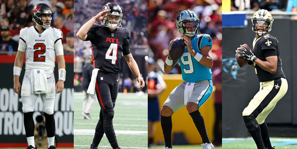NFC South QBs Currently On Active Rosters Make For Barren Wasteland ...