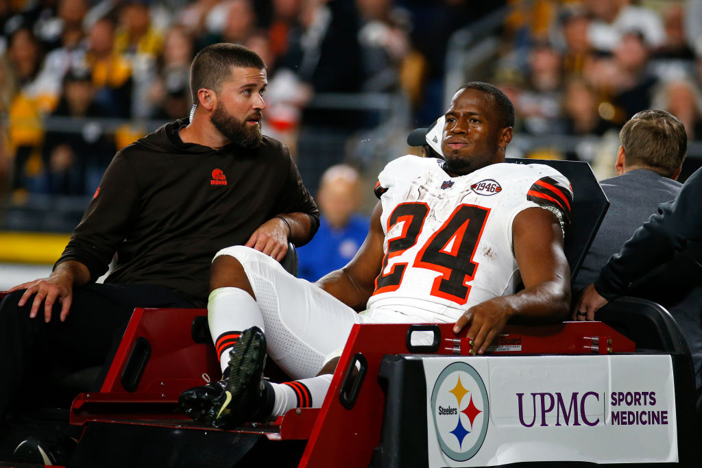 Nick Chubb, Browns Get Good News About Brutal Injury | OutKick