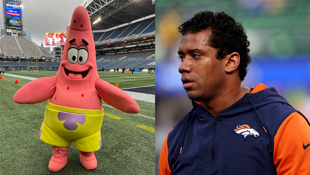 Seahawks Elaborately Troll Russell Wilson With Special Sideline Guest ...