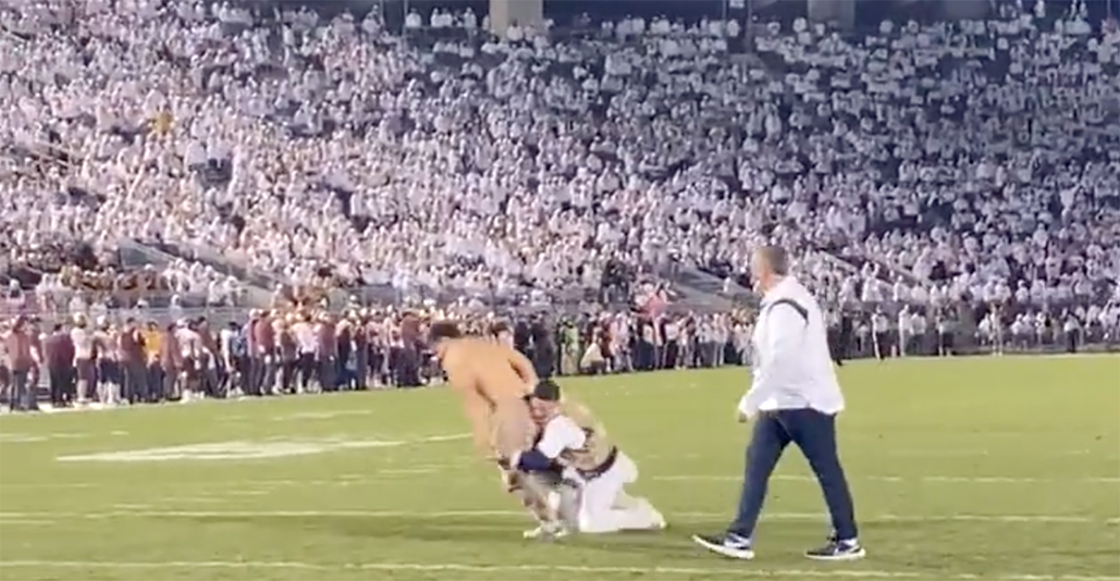 Penn State Streaker Gets Crushed By Photographer Who Laid A HUGE Hit ...