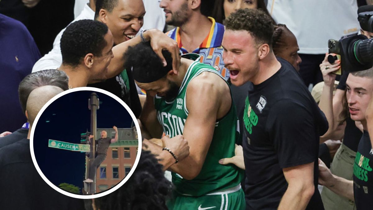 Celtics Fans Go Wild Outside TD Garden After Shocking Game 6 Win ...