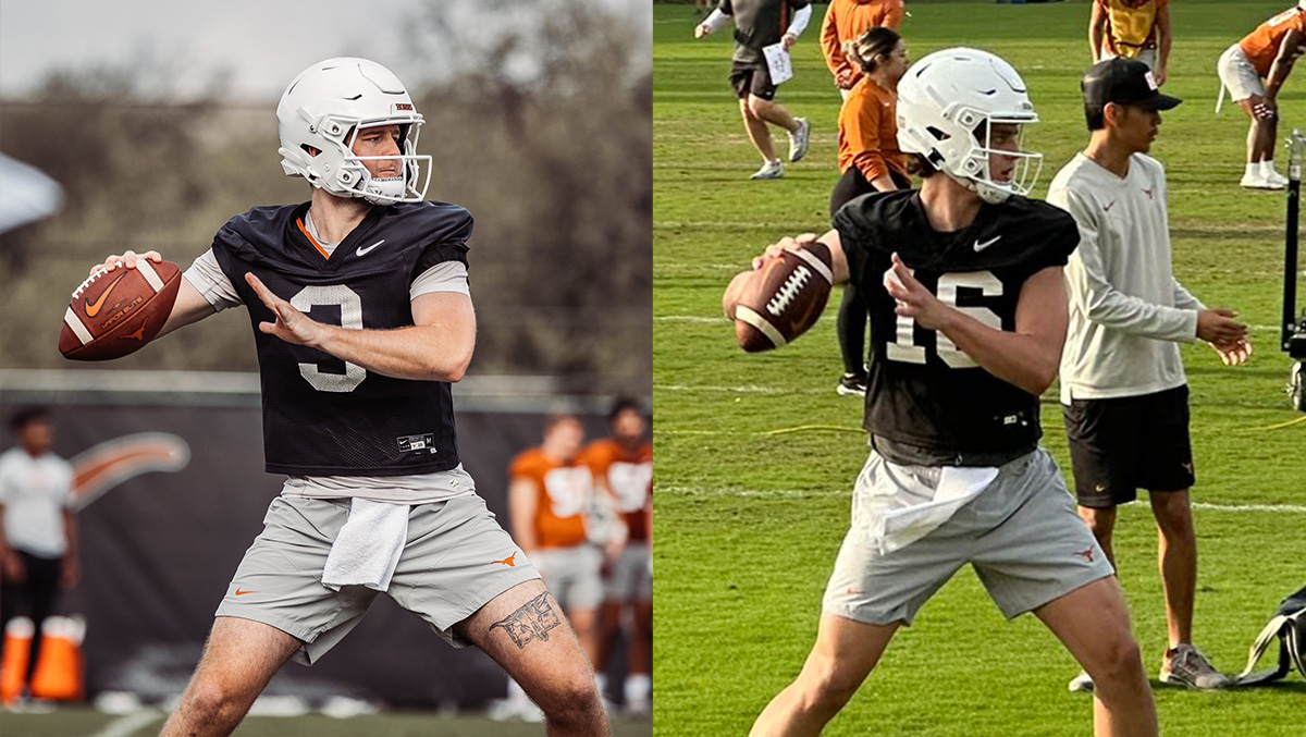 Arch Manning's Ends First Spring Practice At Texas In Battle For QB1 ...