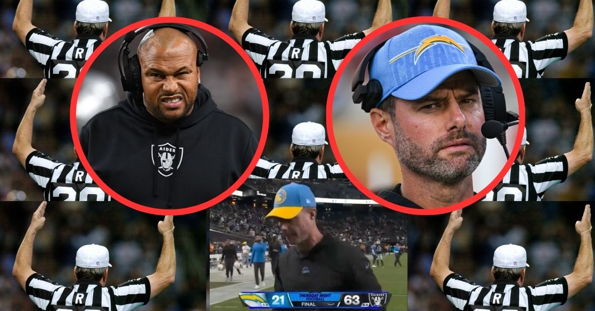 Bolts Give Up On Brandon Staley, Raiders Hang 63 Points On Dejected ...