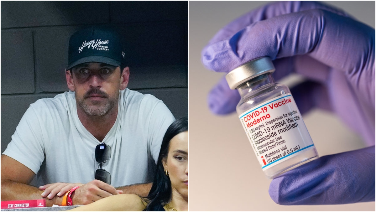 Jets Aaron Rodgers Explains US Open Moderna Instagram Post | OutKick