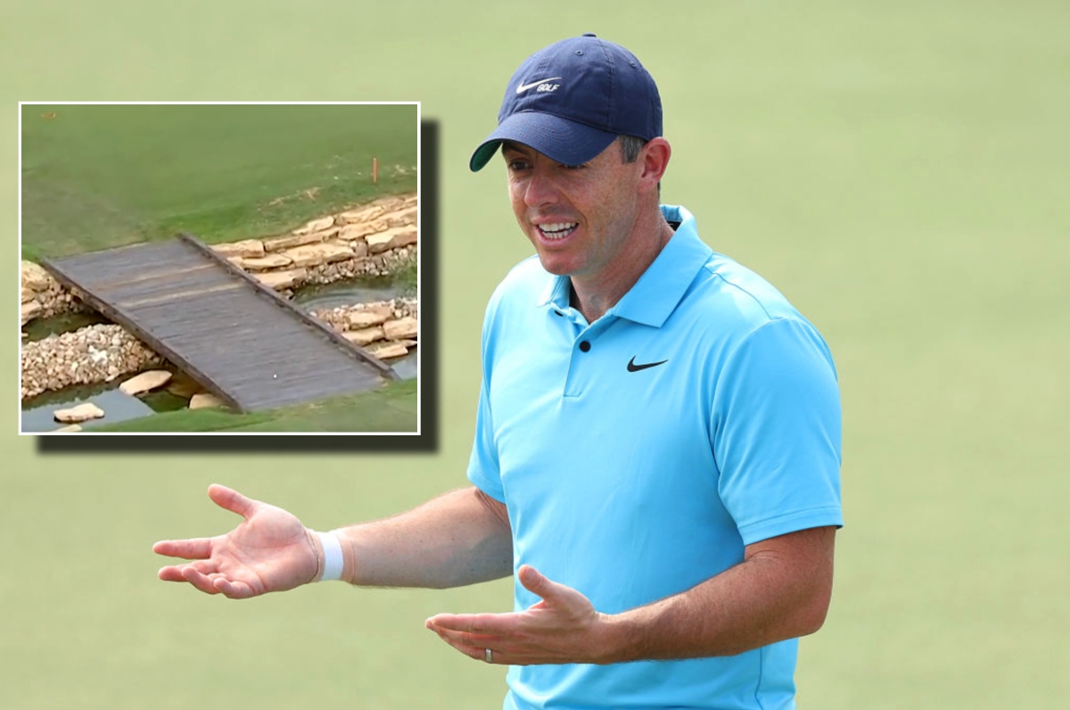 McIlroy Makes One Of The Luckiest Pars Ever Thanks To A Bridge | OutKick