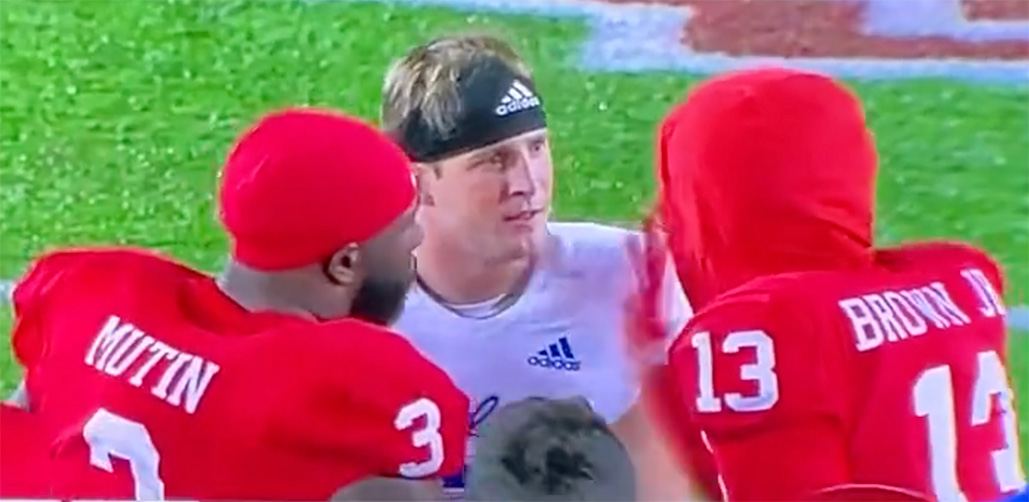 Houston Opens Investigation After Receiver Slaps Opponent In Postgame ...