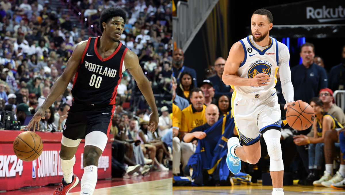 Scoot Henderson, Steph Curry Go Dribble-For-Dribble In Wild Viral ...